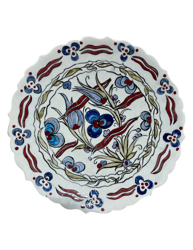 Hand Painted Natto Plate 10"